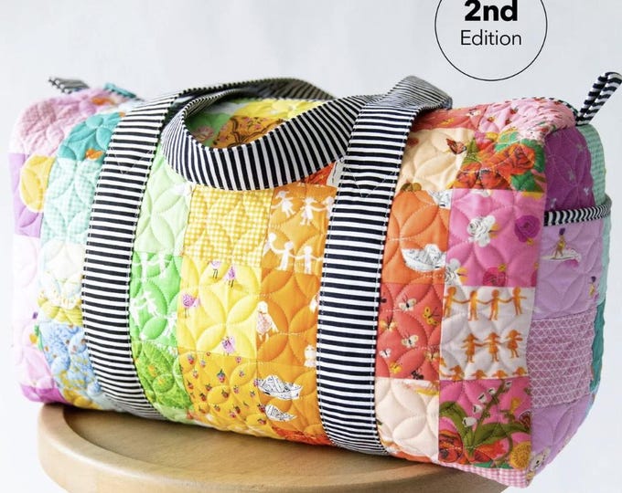 Knot and Tread Design Patchwork Duffle Mini Pattern. 2nd Edition. New Uncut Paper Pattern. Small ...