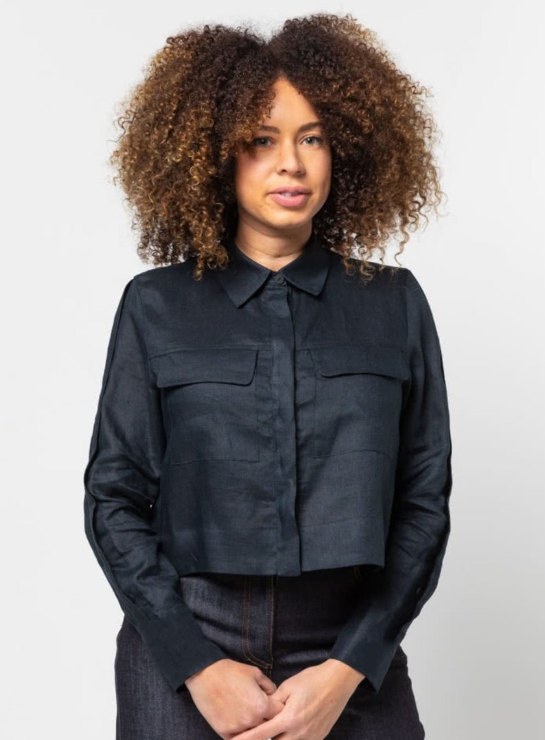 Style Arc Smith Woven Jacket Pattern/ Multi-size Paper Pattern/ Sizes ...