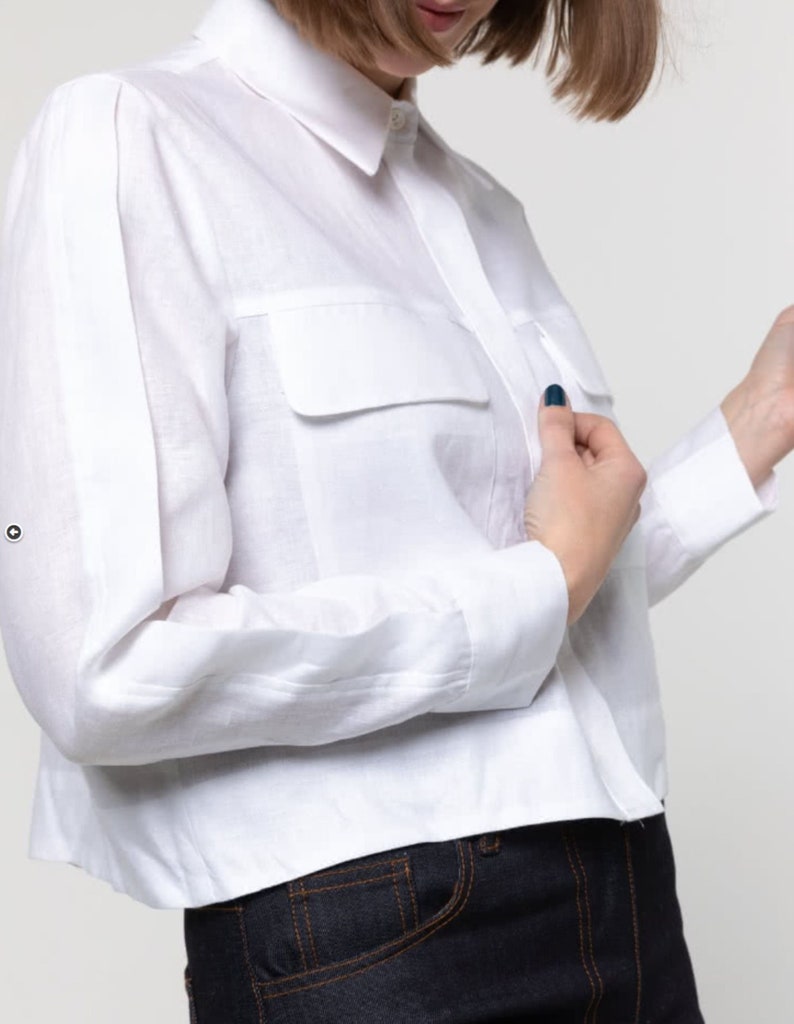 Style Arc Smith Woven Jacket Pattern/ Multi-size Paper Pattern/ Sizes ...