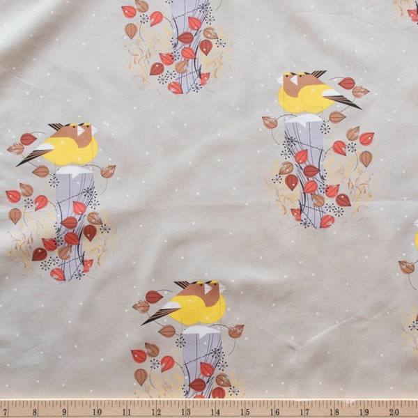 Charlie Harper Birds Fabric - Etsy