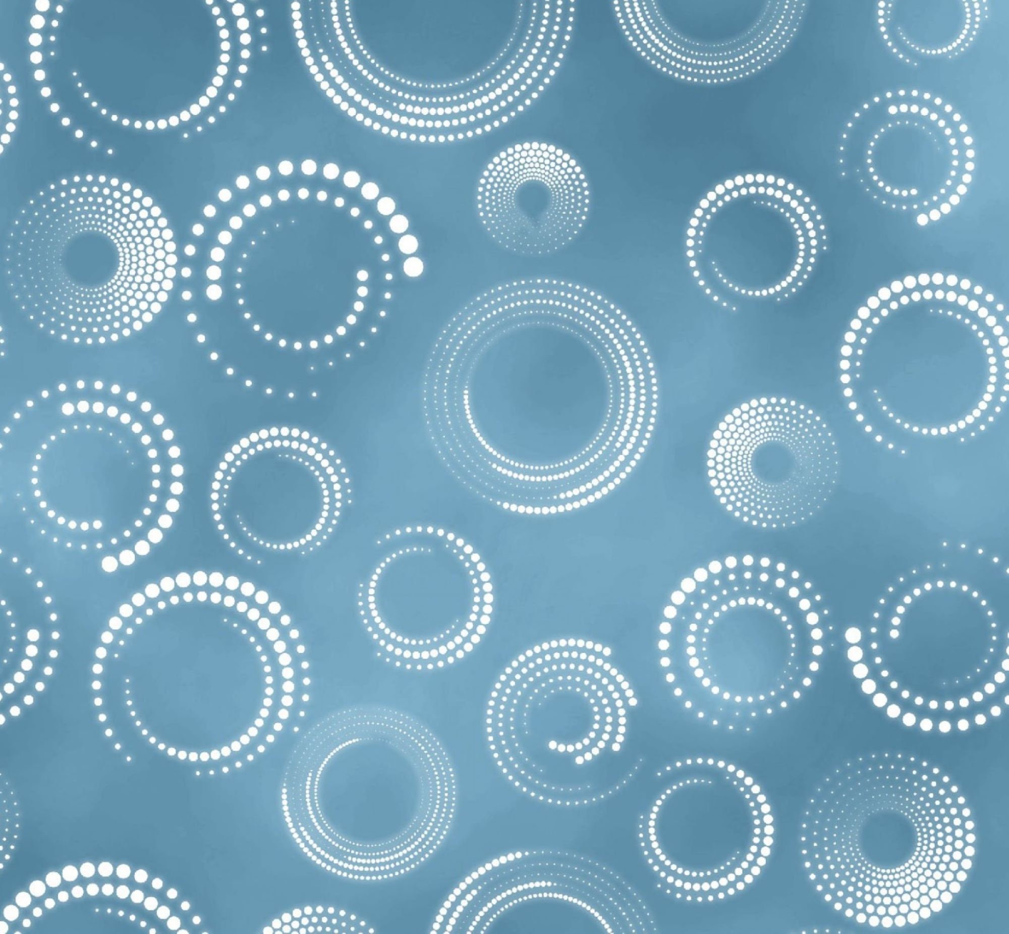 Autumn Skye's Digital Circles in Blue Powder Blue, Quilting Cotton ...
