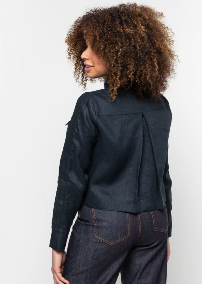 Style Arc Smith Woven Jacket Pattern/ Multi-size Paper - Etsy