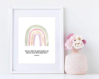 Proverbs 22 6 Wall Art - Etsy