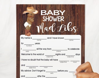 Western Mad Libs - Etsy