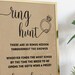 Ring Hunt Bridal Shower Game Find the Rings Game Rustic Country Chic ...