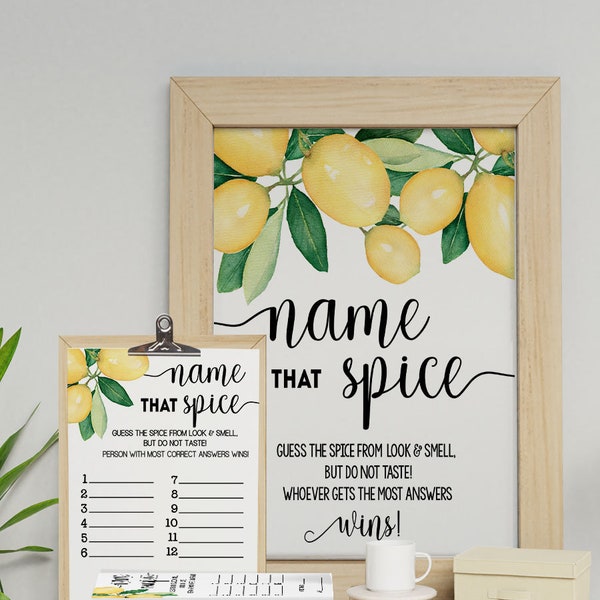 Guess the Spice Game - Etsy
