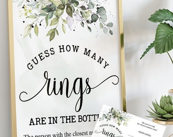 Guess How Many Rings - Etsy