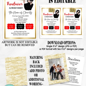 Fundraiser Charity Event, 50 50 Raffle, Split the Pot Raffle, School ...