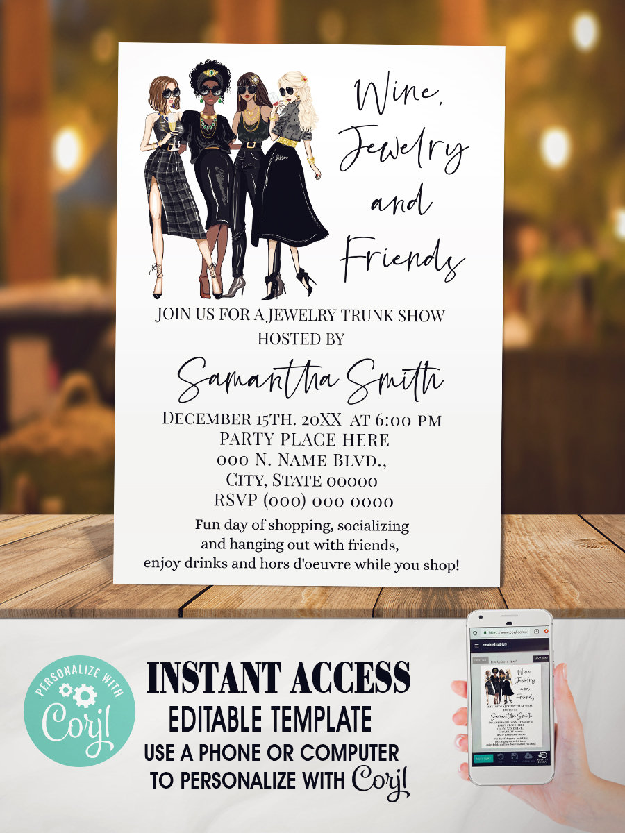 Jewelry And Wine Party Invitation Ideas 25+ Ideas For Creative,