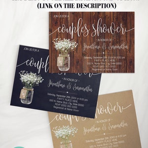 Rustic Couples Shower Invitation Country Western Chic Bridal Shower ...