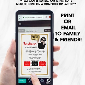 Fundraiser Charity Event, 50 50 Raffle, Split the Pot Raffle, School ...