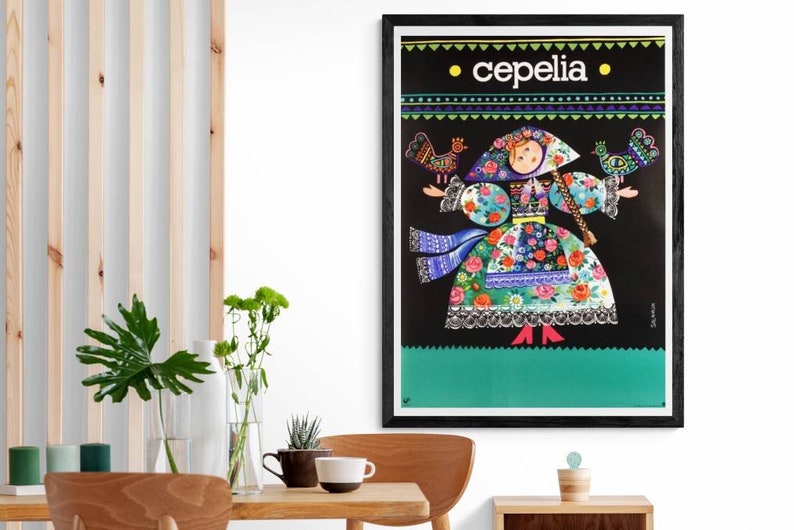 Cepelia Original 1978 Polish Promotional Poster by Ewa Salamon - Etsy