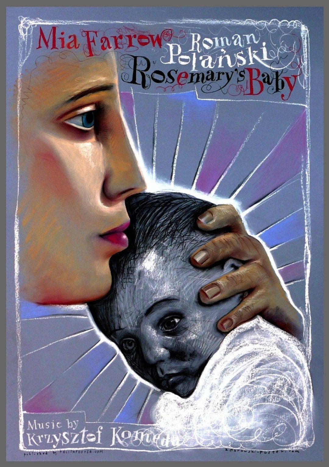 Rosemary's Baby Original 2000s Polish Movie Poster by Leszek Zebrowski ...