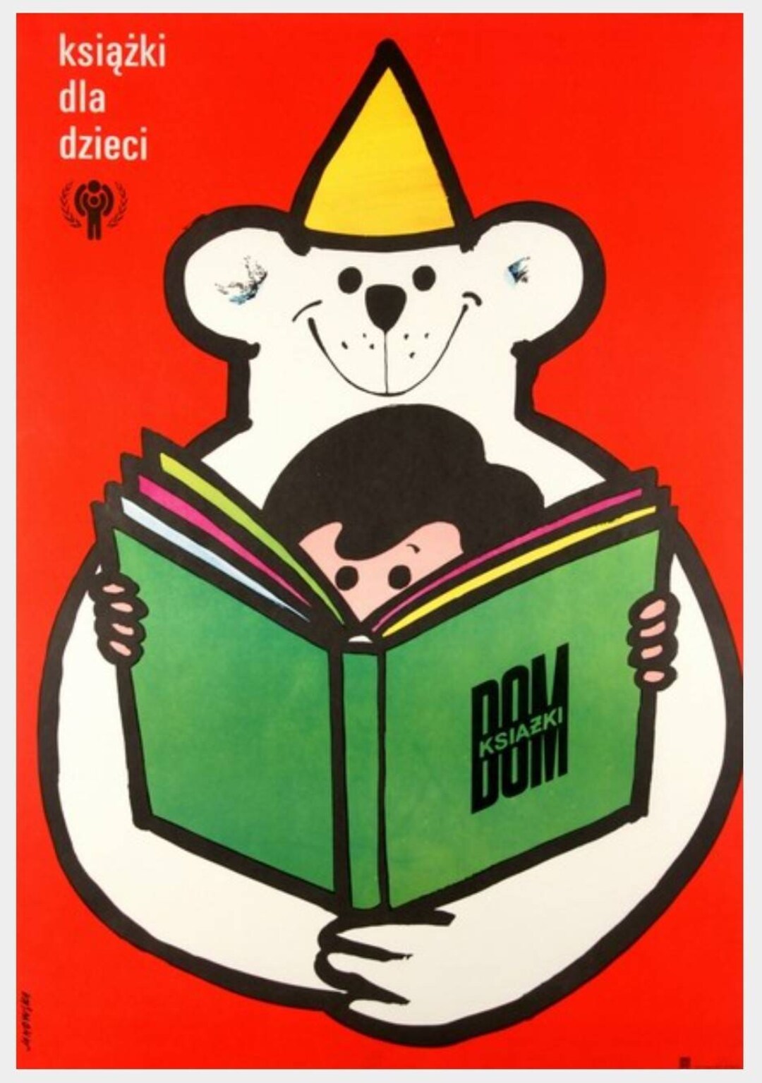 Books for Children Original 1978 Unicef Promotional Polish Poster by ...