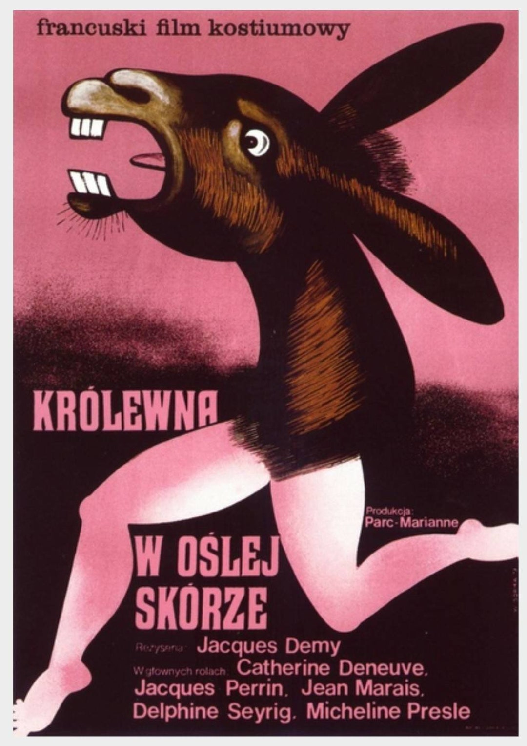 Donkey Skin 1970 Polish Movie Poster: Wiktor Gorka, Animal Art Wall ...
