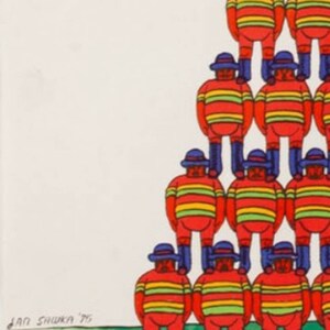 Circus Pyramid Clowns Original 1970s Polish Circus Poster by Jan Sawka ...
