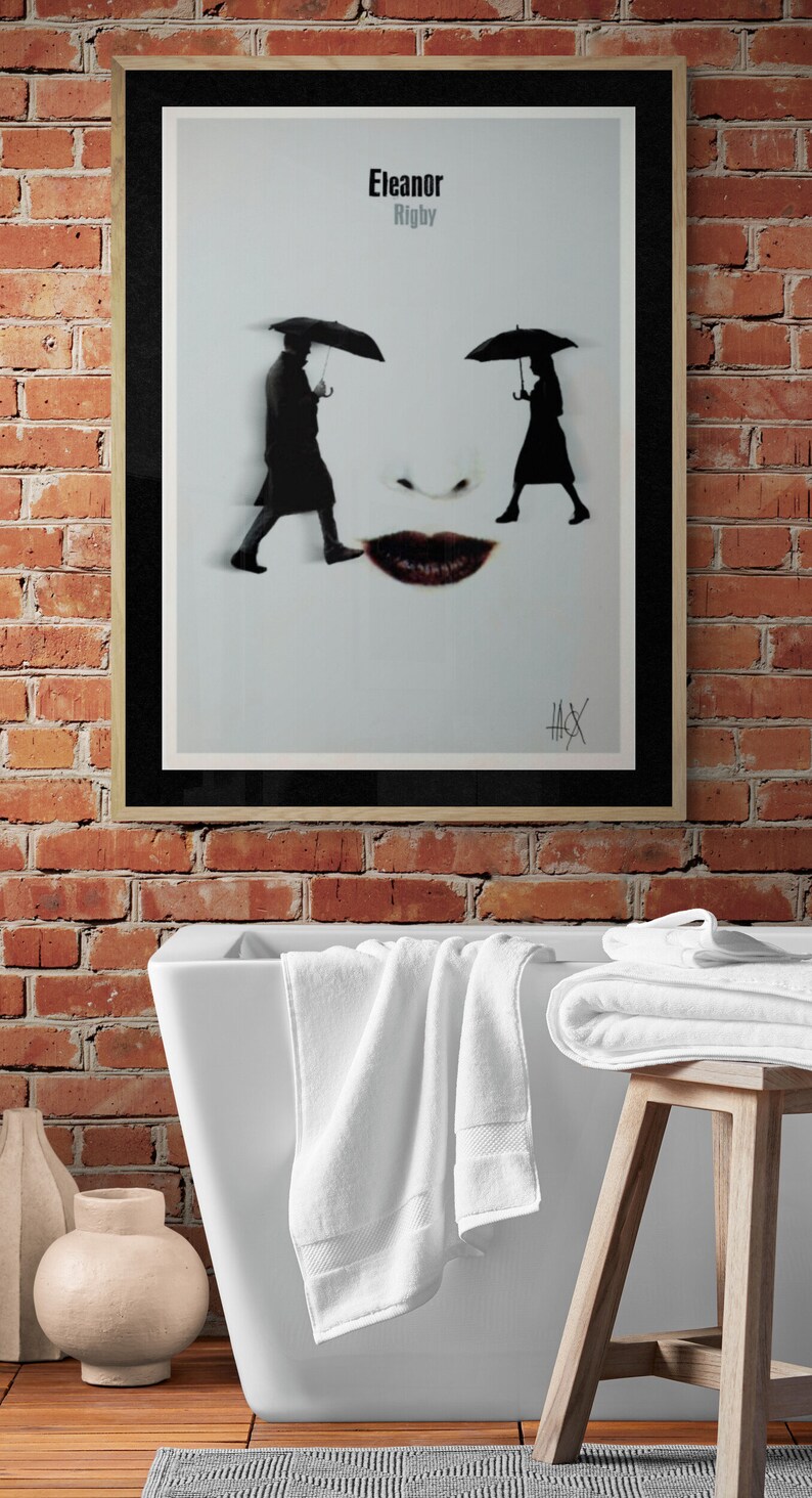 Eleanor Rigby Limited Edition Modern Polish Poster by Jacek ...