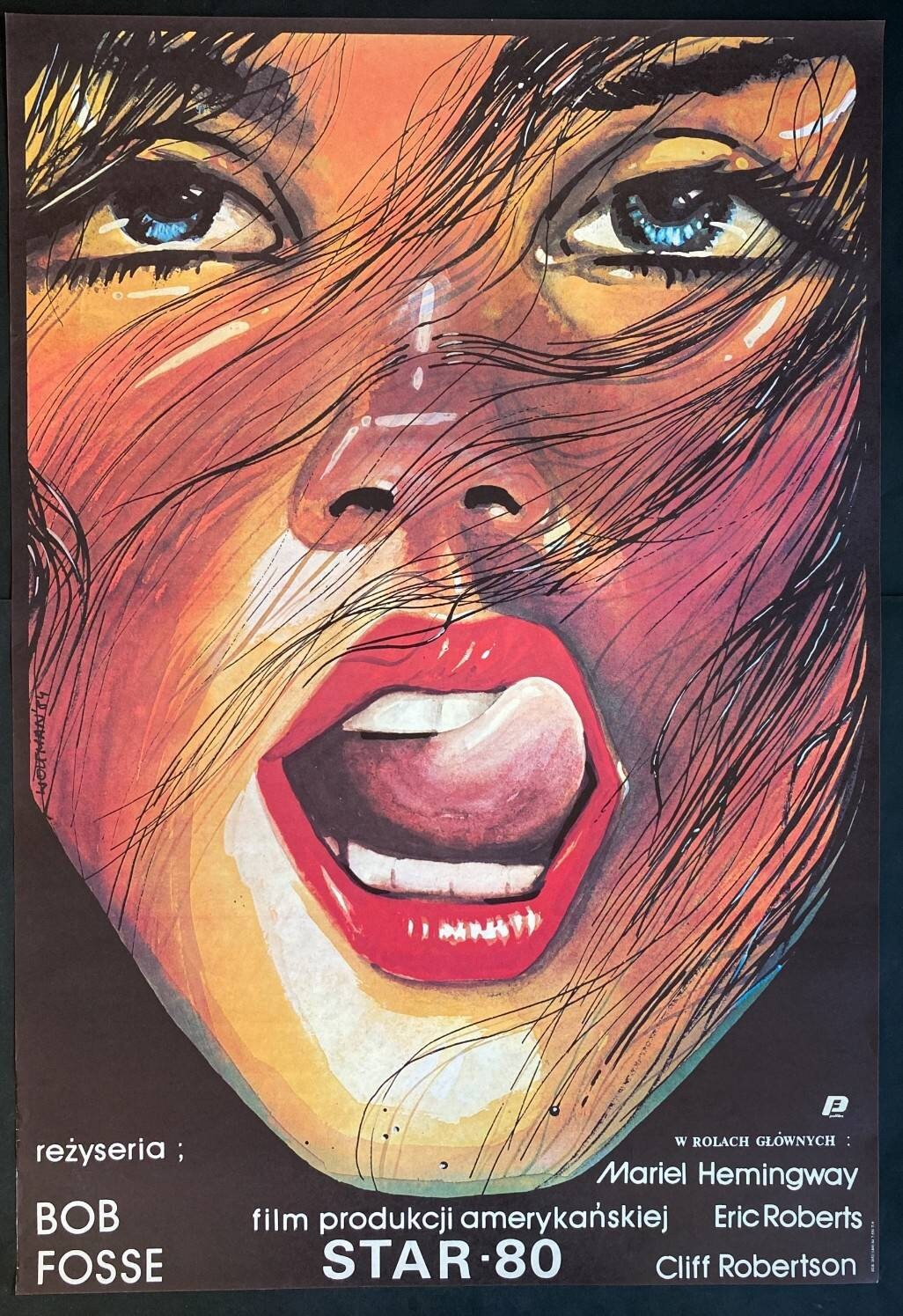 Star 80 Original 1984 Polish Movie Poster by Maciej Woltman - Etsy