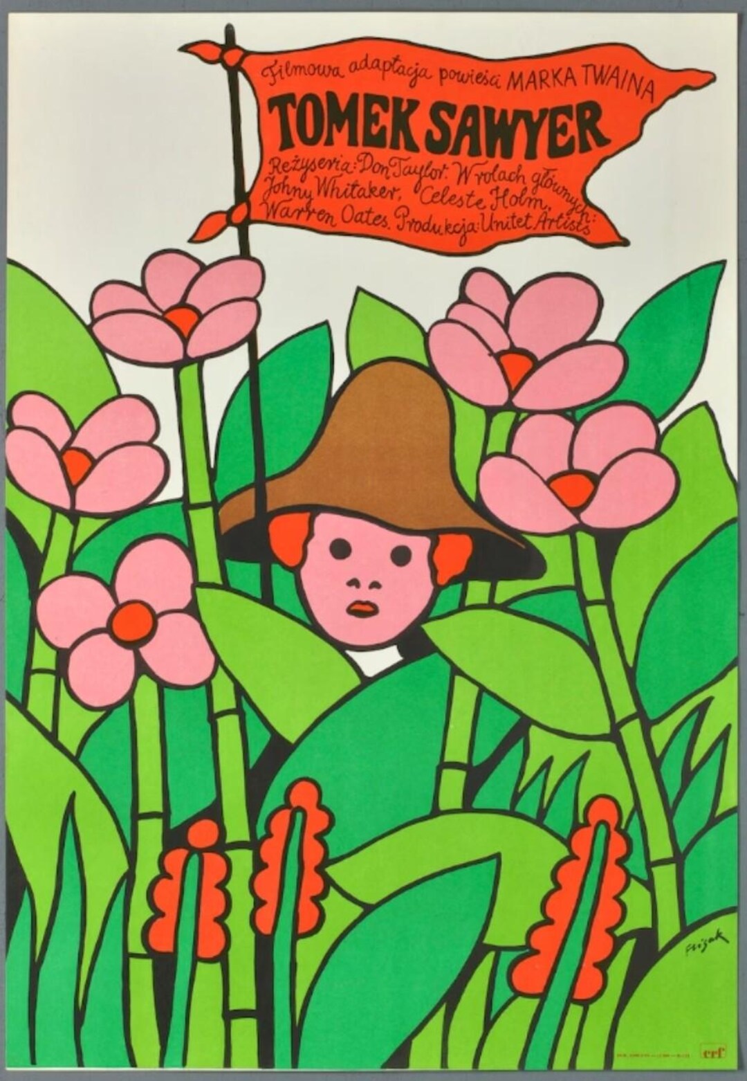 Tom Sawyer Original 1975 Polish Movie Film Poster by Jerzy Flisak ...