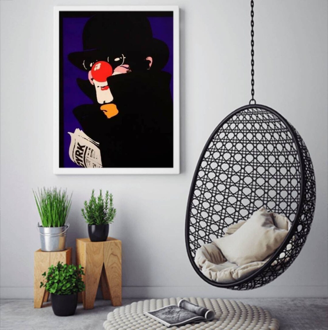 Clown the Spy by Waldemar Swierzy 1986 Polish Vintage Circus Poster - Etsy