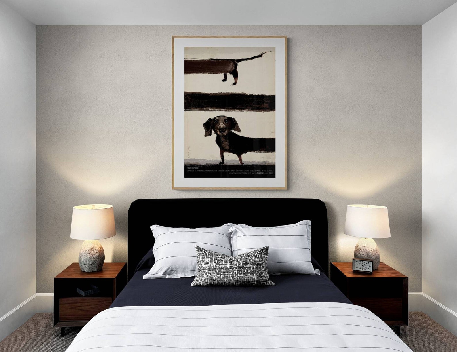 Original Kaja Dachshund Poster: Ryszard Kaja Polish Theater Art Print ...