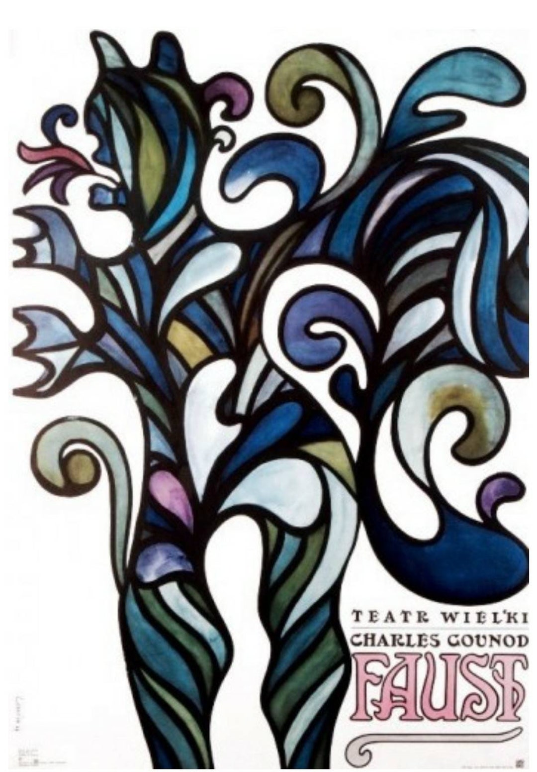 Faust 1979 Polish Theatrical Poster by Jan Lenica - Etsy