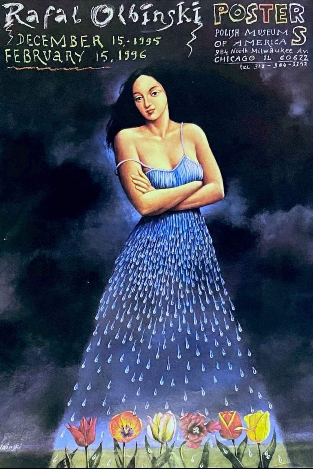 Polish Posters in America Original 1995 Polish Exhibition Poster by ...