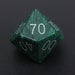 Full Set Synthetic Malachite Engraved Number Dnd Gemstone DND Dice - Etsy