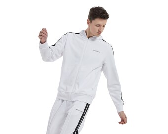 White Track Jacket - Etsy