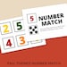 Number Matching Activity | Learning Numbers | Toddler, Preschool ...