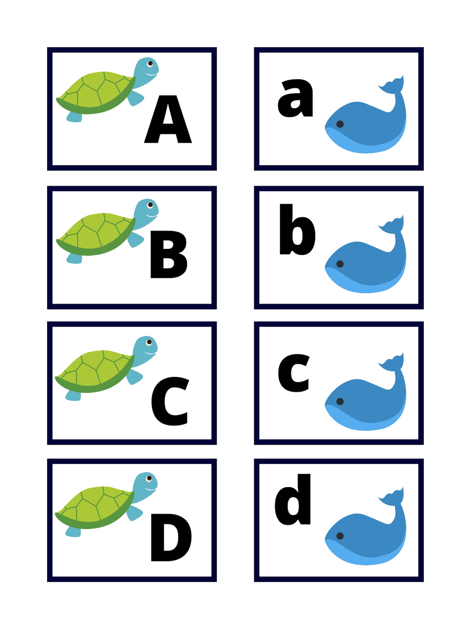 Alphabet Letters / Printable Alphabet Game / Preschool Curriculum ...