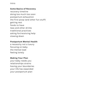 Digital Postpartum Ebook: Postnatal Recovery Planning, Baby Shower Gift, Mom’s Self-care ...