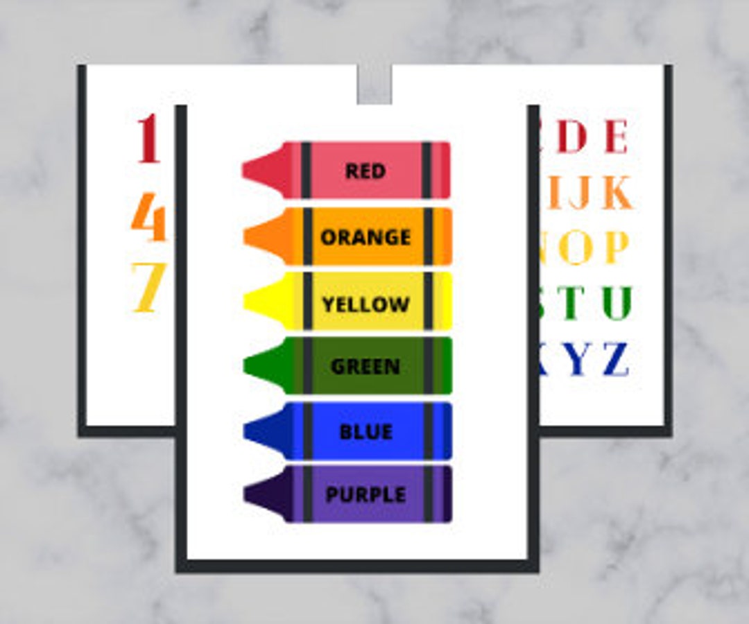 Rainbow Wall Art / Crayons / Wall Decor / Nursery Wall Art / Kid Room ...