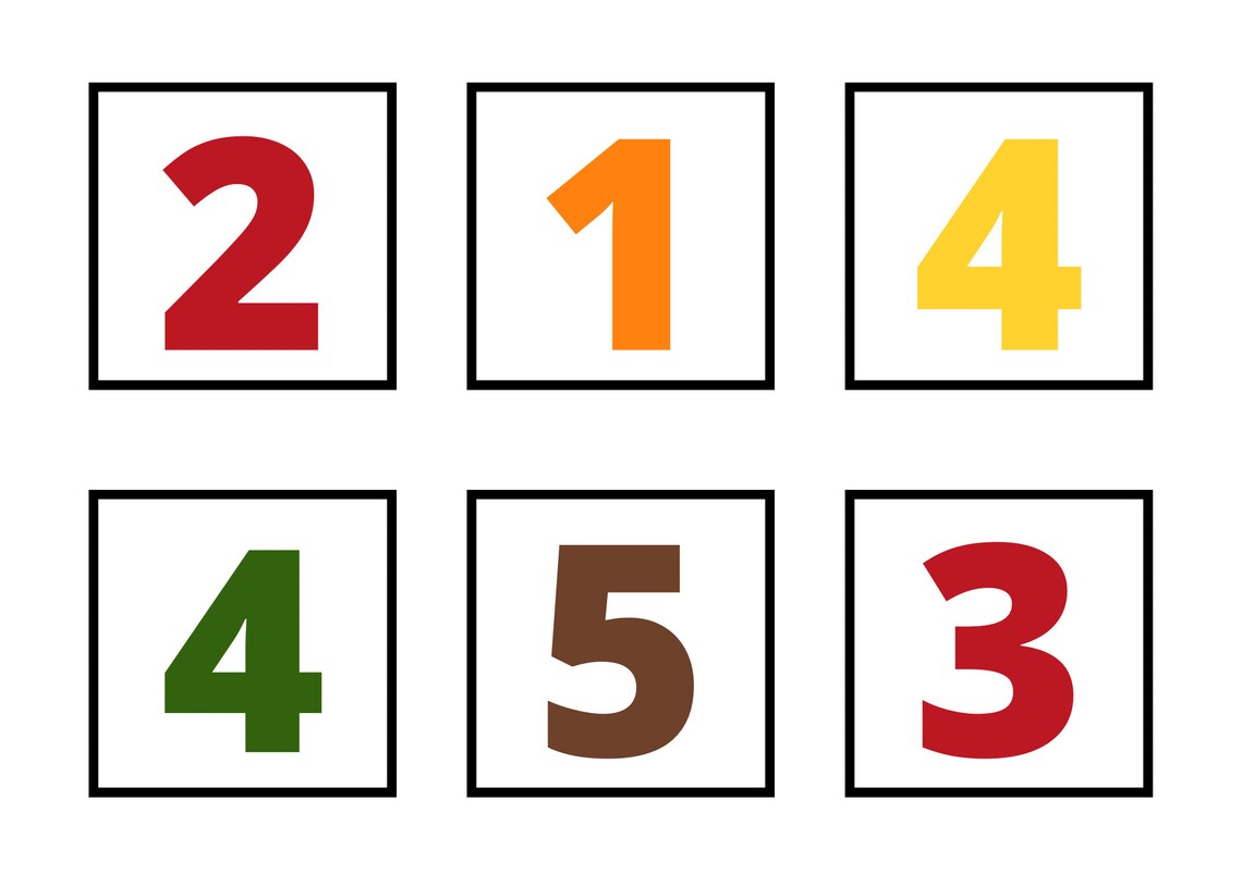 Number Matching Activity | Learning Numbers | Toddler, Preschool ...