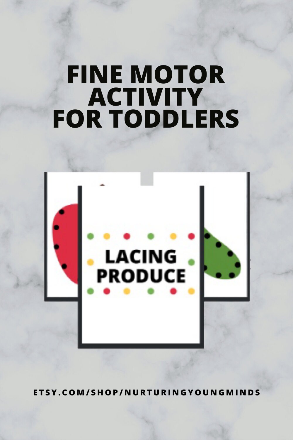 Lacing Activity Fine Motor Activity Lacing Activity for Kids Learning ...