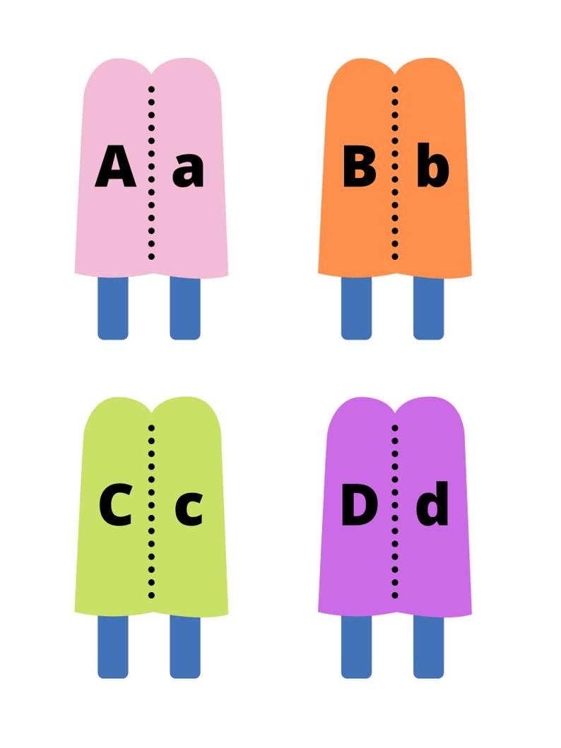 Alphabet Letters / Preschool Printables / Remote Learning / - Etsy