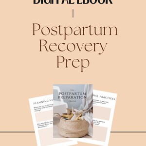 Digital Postpartum Ebook: Postnatal Recovery Planning, Baby Shower Gift ...
