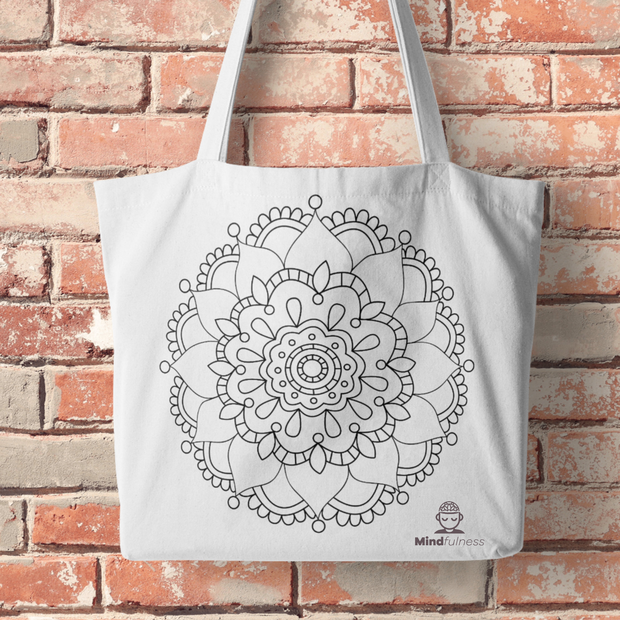 Mandala Bag Printable Instant Download Handmade Paintable Pdf, Svg and ...