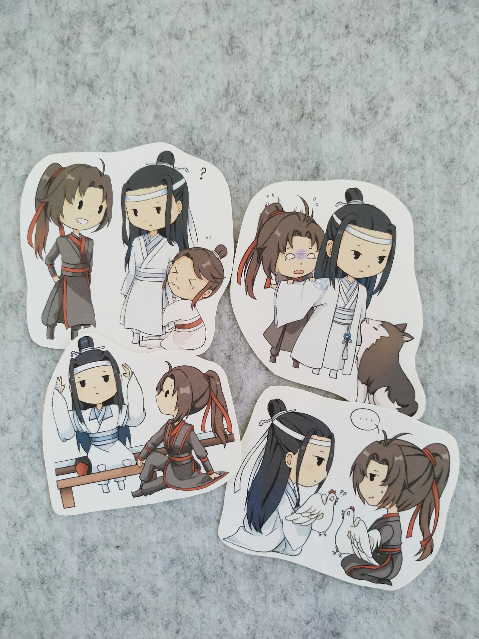 Set of 10: MDZS Matte Stickers - Etsy
