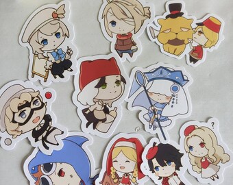 Identity V Chibi Stickers - Etsy