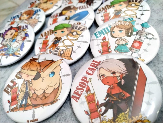 Identity V Pin Button Badges Survivors Batch | Etsy UK
