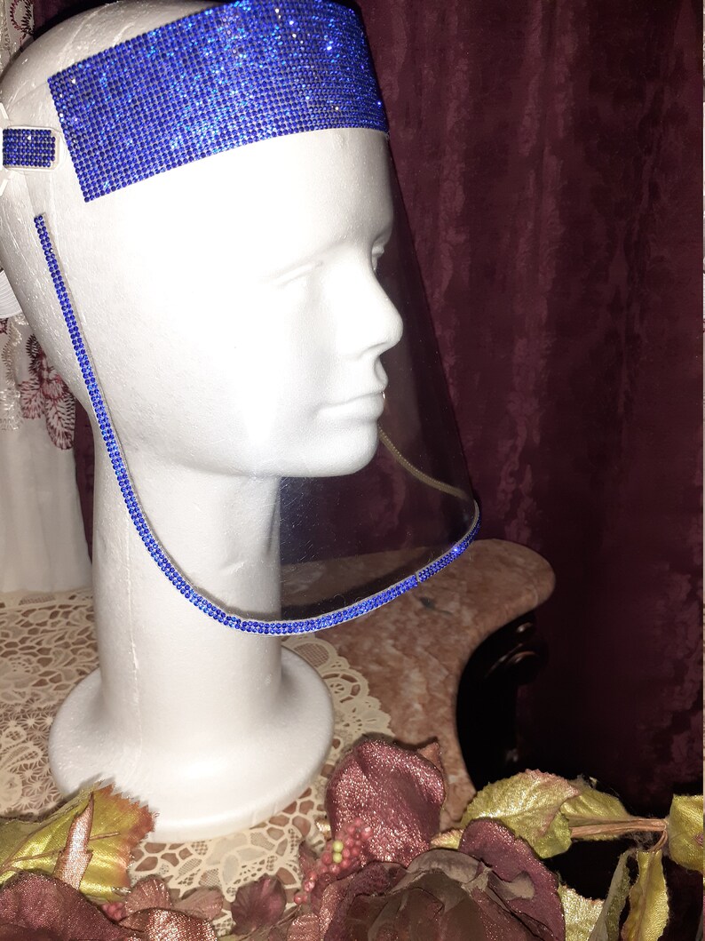 Blinged Out &gorgeousface Shields..stay Fashionably Safere-usablefull ...