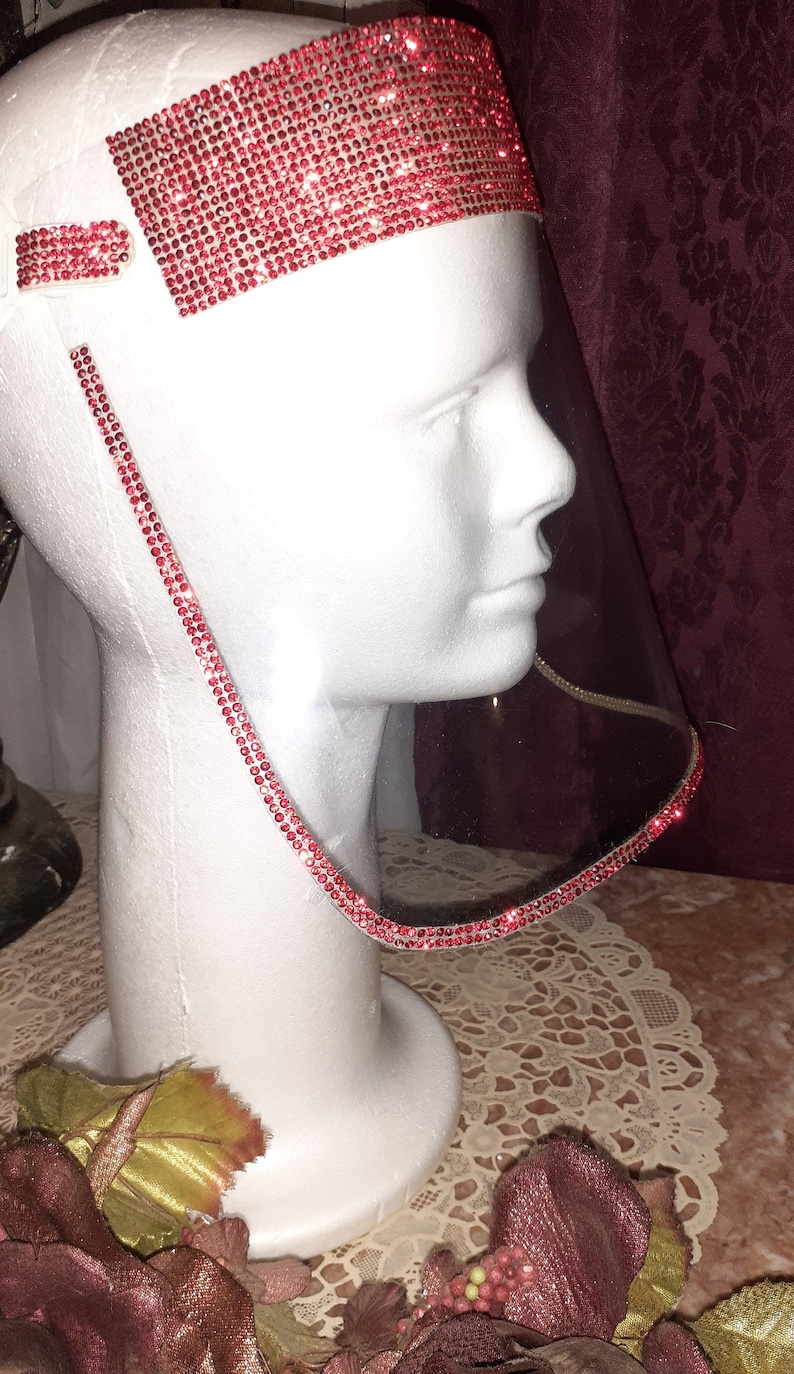 Blinged Out &gorgeousface Shields..stay Fashionably Safere-usablefull ...