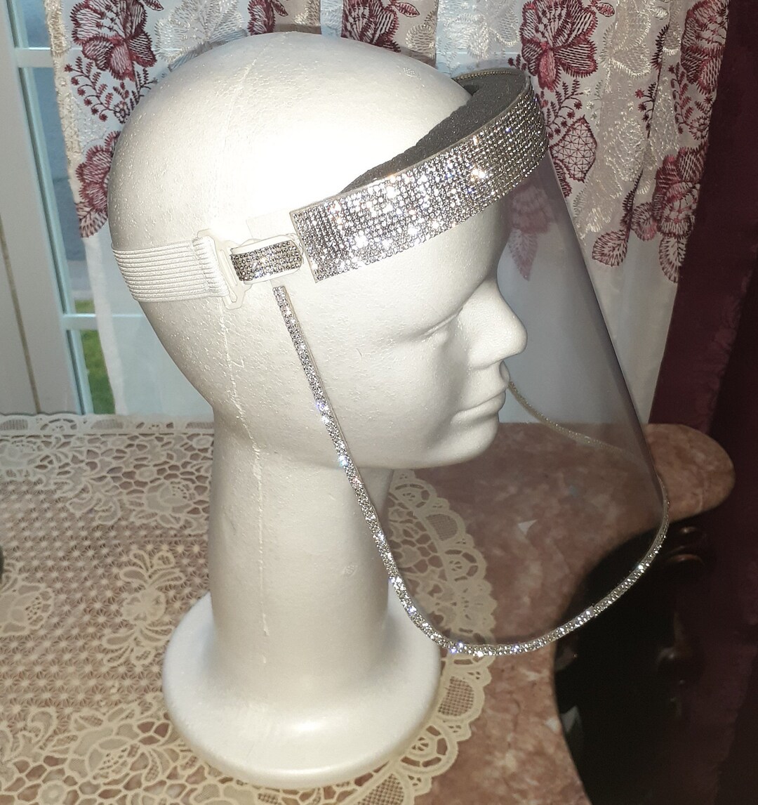 Blinged Out &gorgeousface Shields..stay Fashionably Safere-usablefull ...