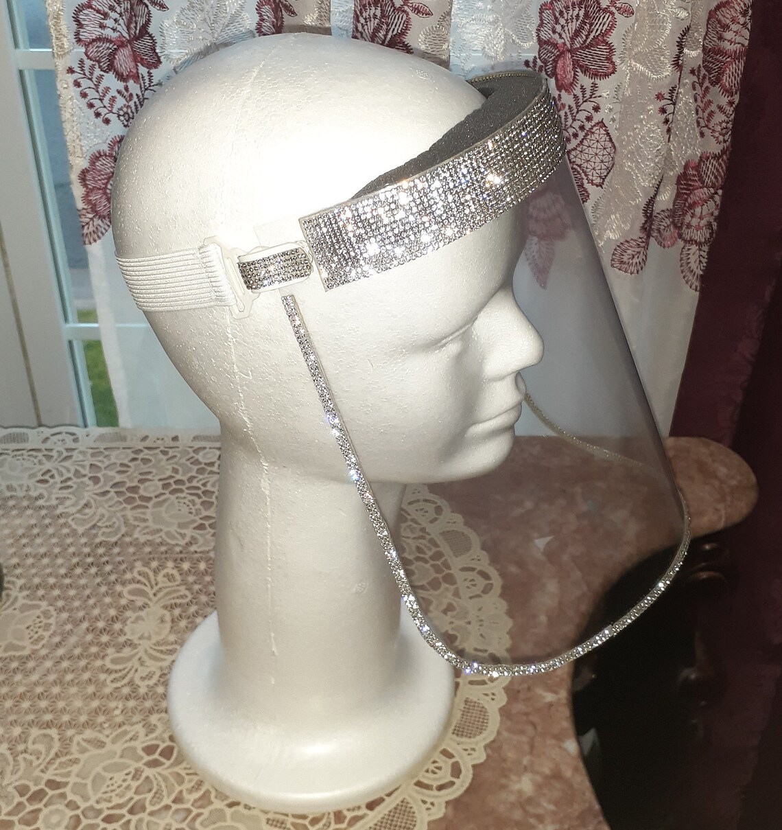 Blinged Out &gorgeousface Shields..stay Fashionably Safere-usablefull ...