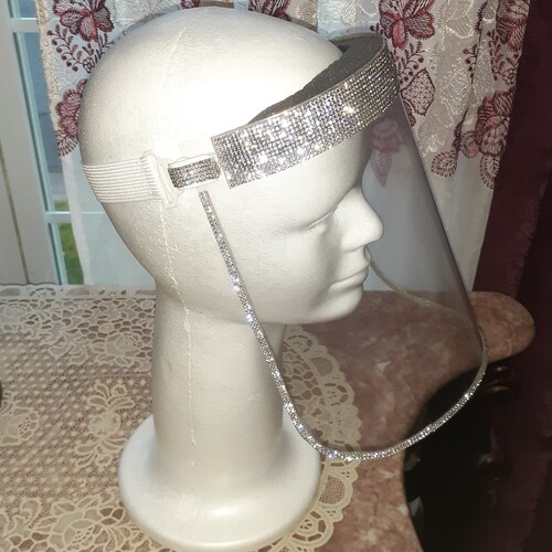 Blinged Out &gorgeousface Shields..stay Fashionably - Etsy