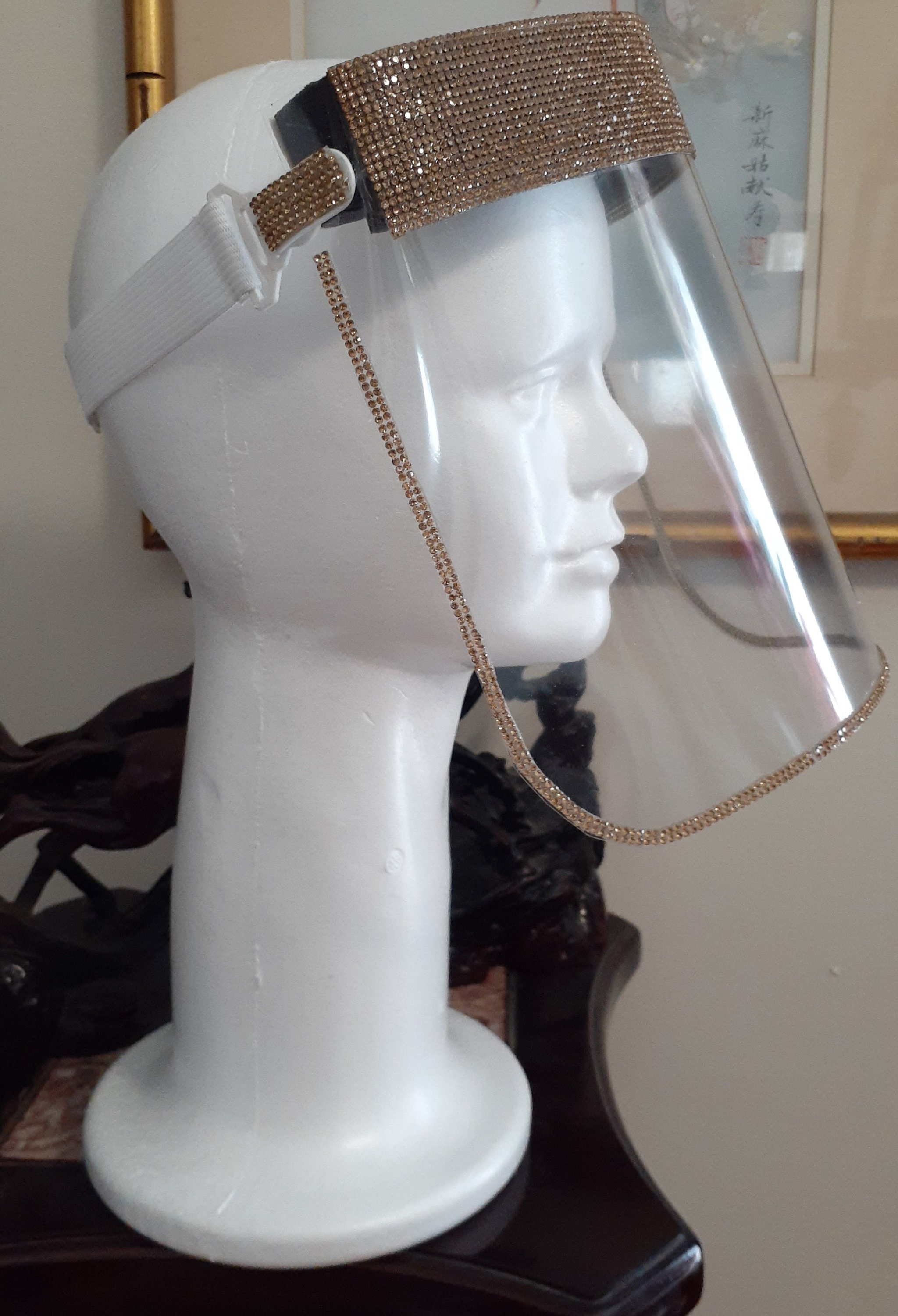 Blinged Out &gorgeousface Shields..stay Fashionably Safere-usablefull ...