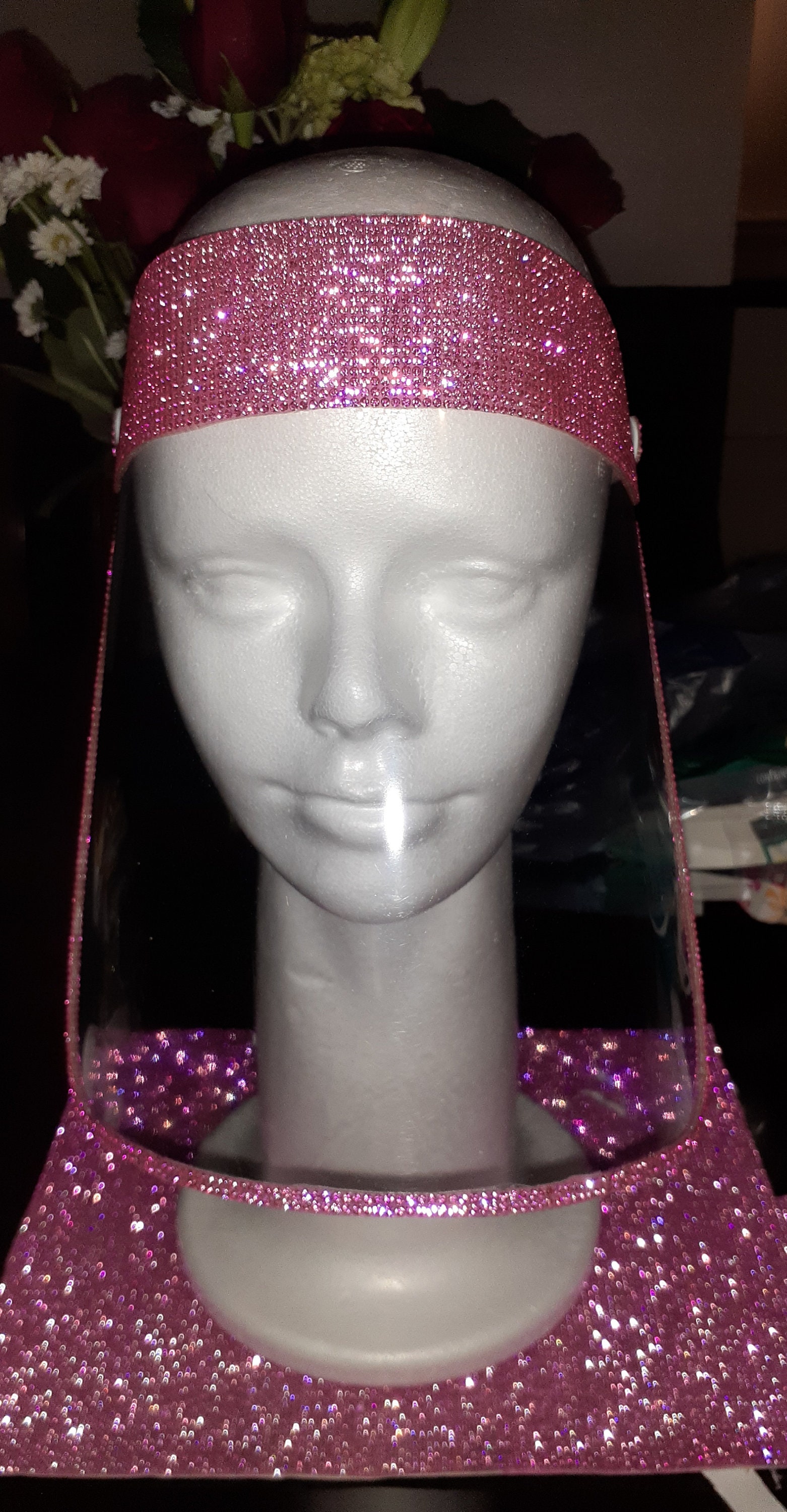 Blinged Out &gorgeousface Shields..stay Fashionably Safere-usablefull ...