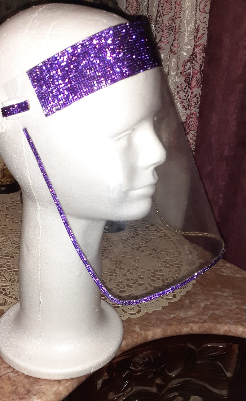 Blinged Out &gorgeousface Shields..stay Fashionably Safere-usablefull ...