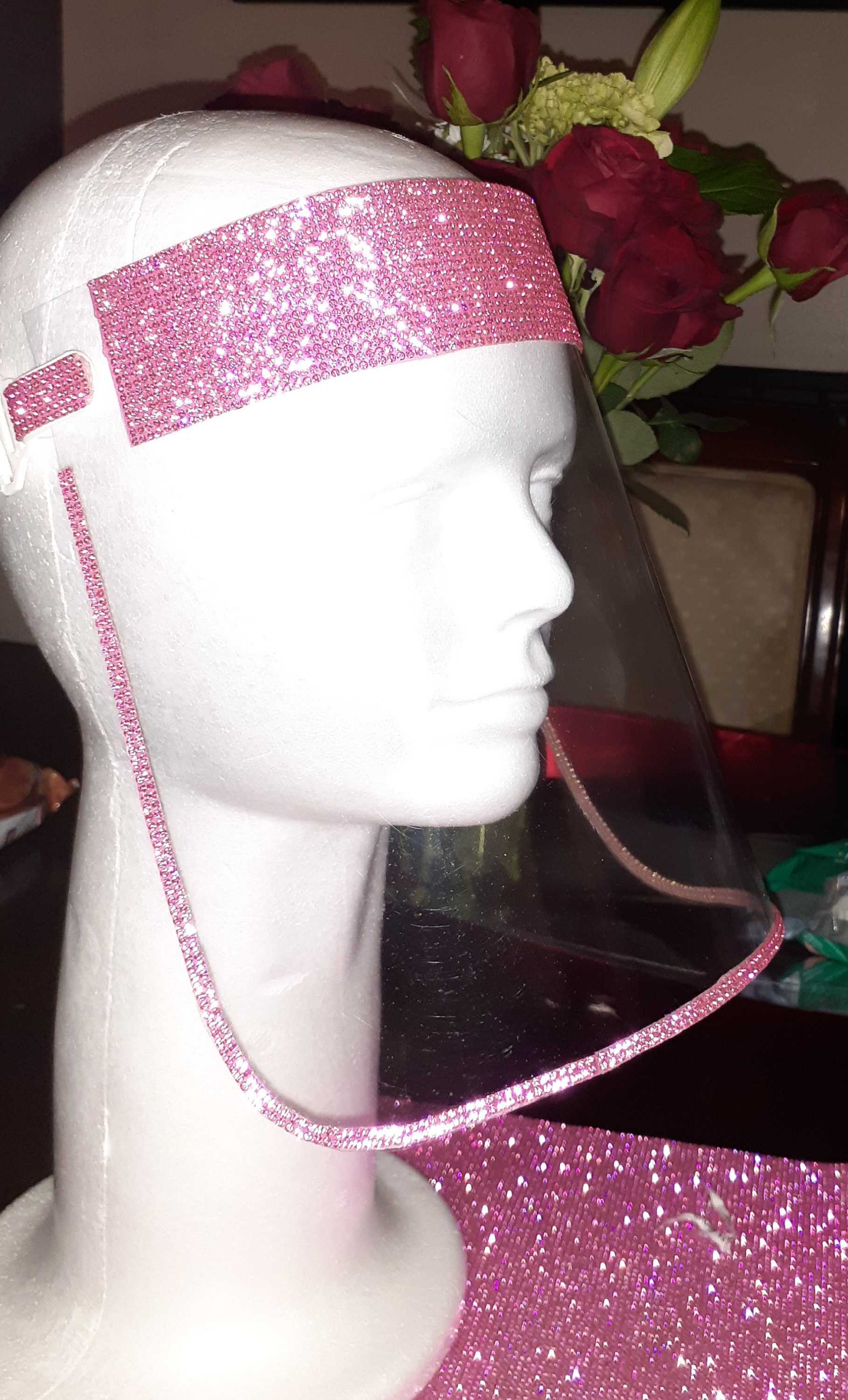 Blinged Out &gorgeousface Shields..stay Fashionably Safere-usablefull ...